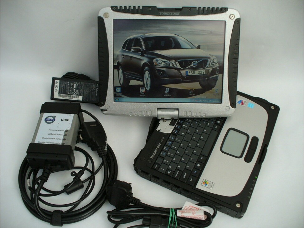 Volvo diagnostics, coding and programming laptop
